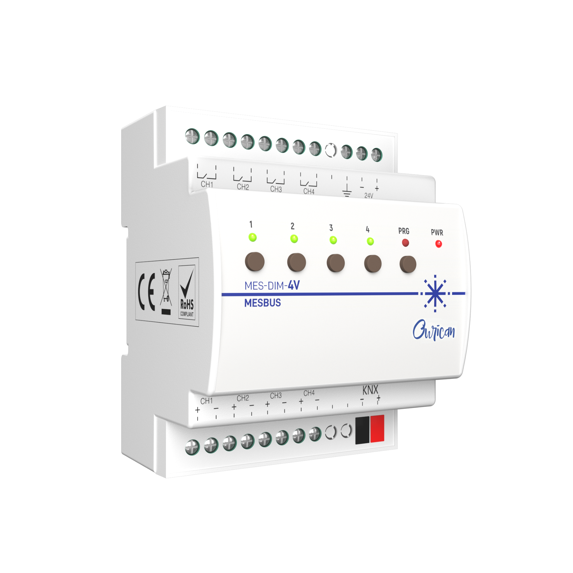 Ourican KNX 4 Channel Dimmer Actuator