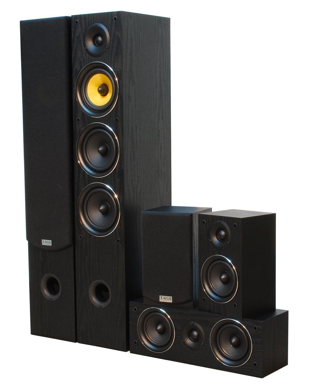 Taga Harmony TAV-506-V.2- 5 Sets Floor Standing, Centre and Surround ...
