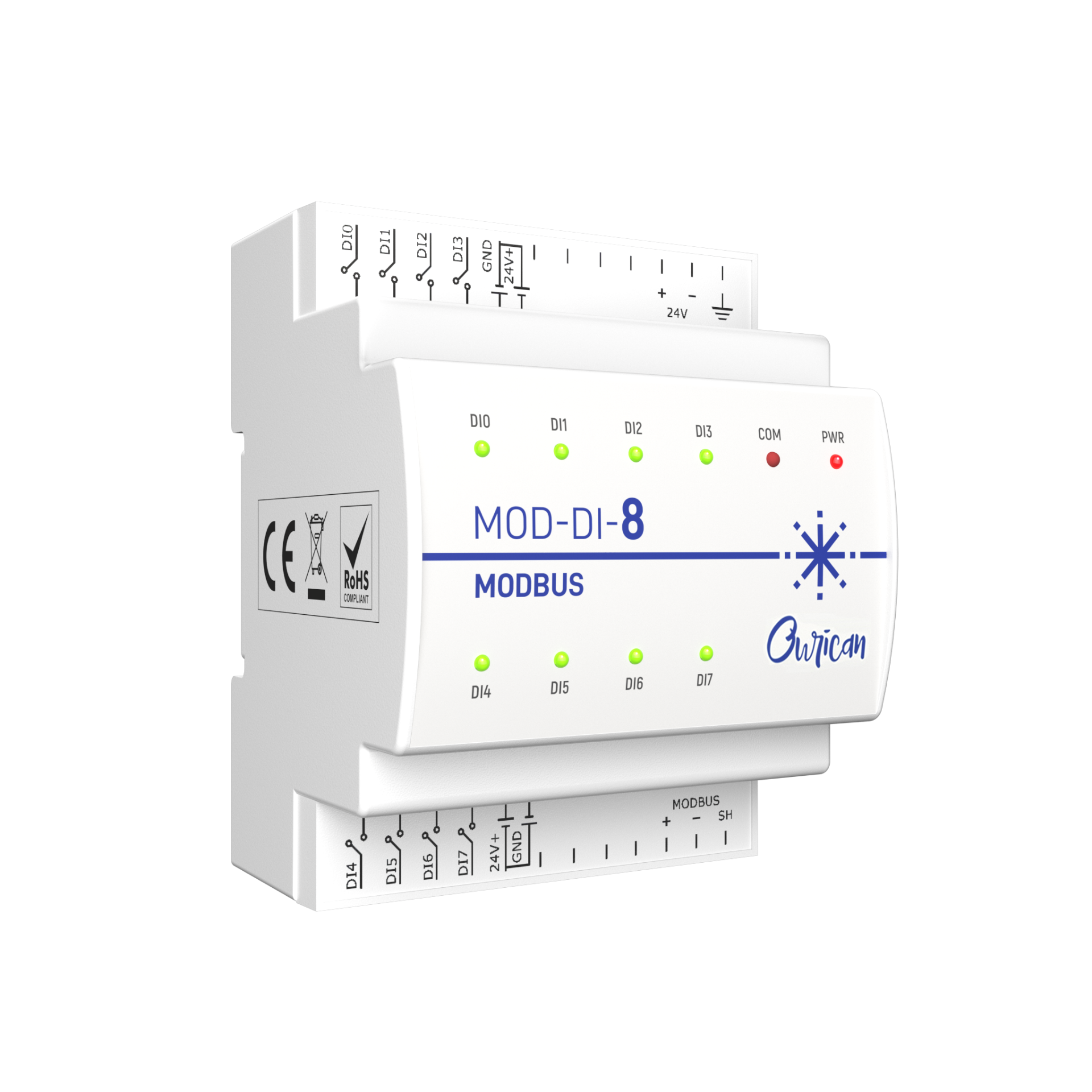 Ourican MODBUS 8 CH Digital Input Actuator
