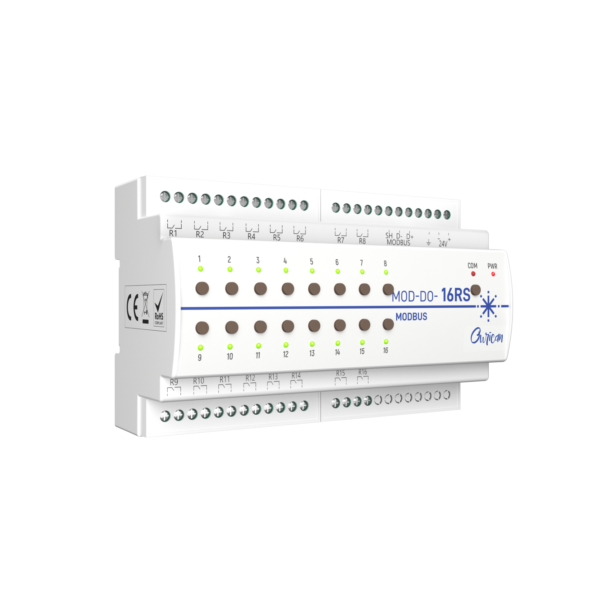 Ourican MODBUS 16 Channel Relay Actuator