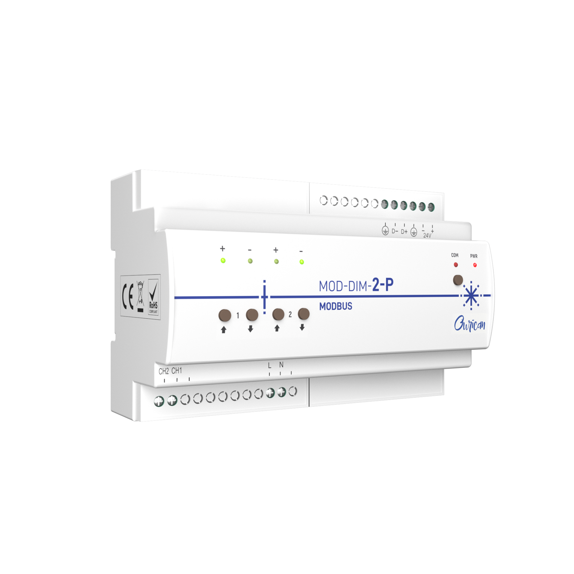 Ourican MODBUS 2 Channel Phase Cut Dimmer