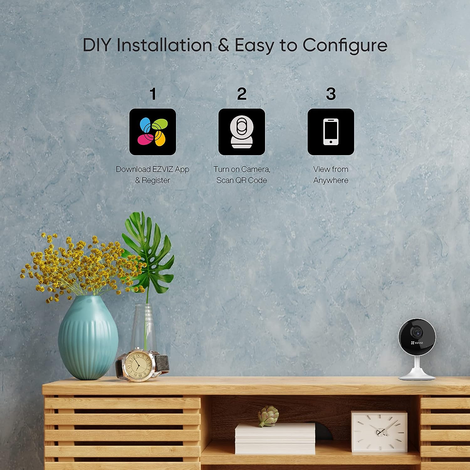 Hikvision Ezviz CS-C1C-E0-1E2WF Wi-Fi Wireless Security Camera