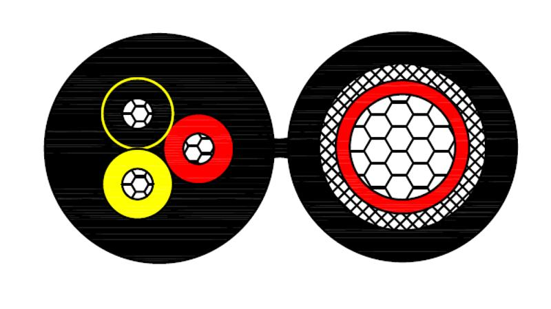 Hikvision, 90 Meter, Mini RG59 Coaxial Cable with Power Cable