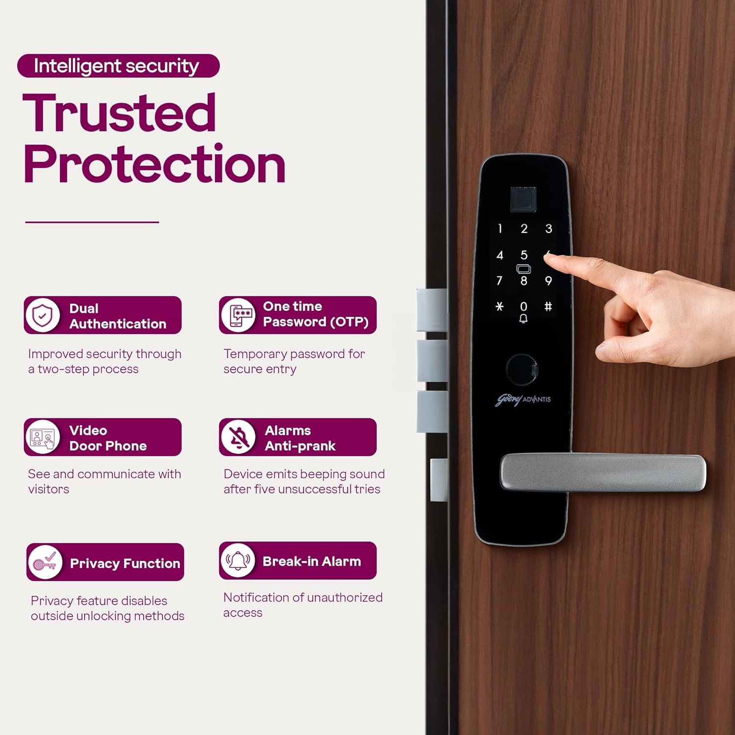 Godrej Advantis IoT 9 Smart Lock