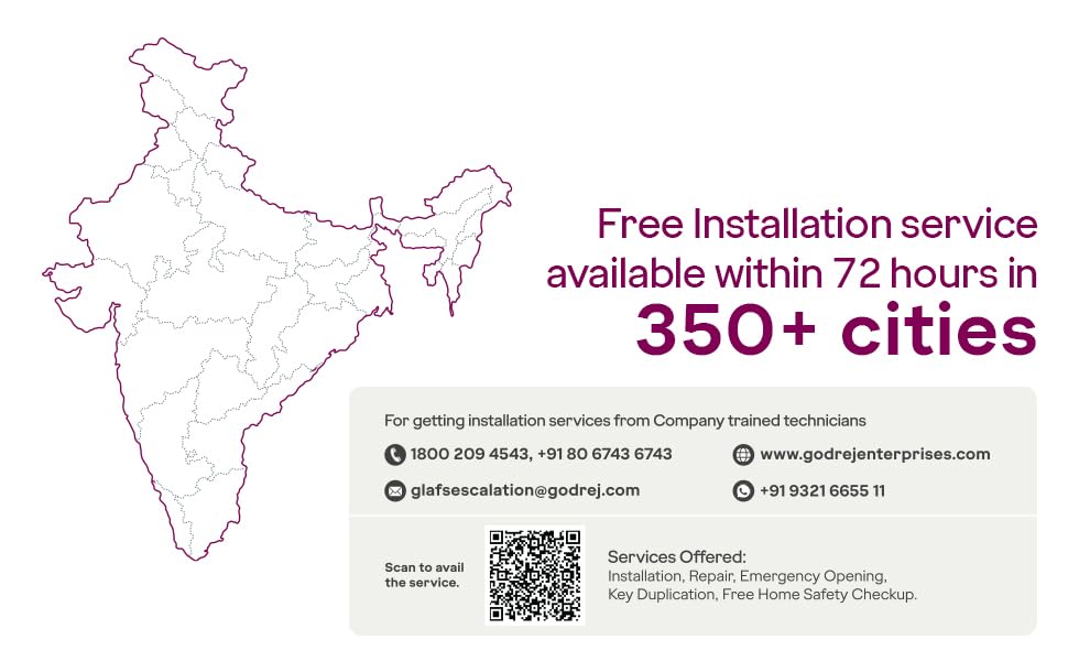 Godrej Smart Lock | 7 in 1 Main Door Digital Lock |WiFi, NFC ...
