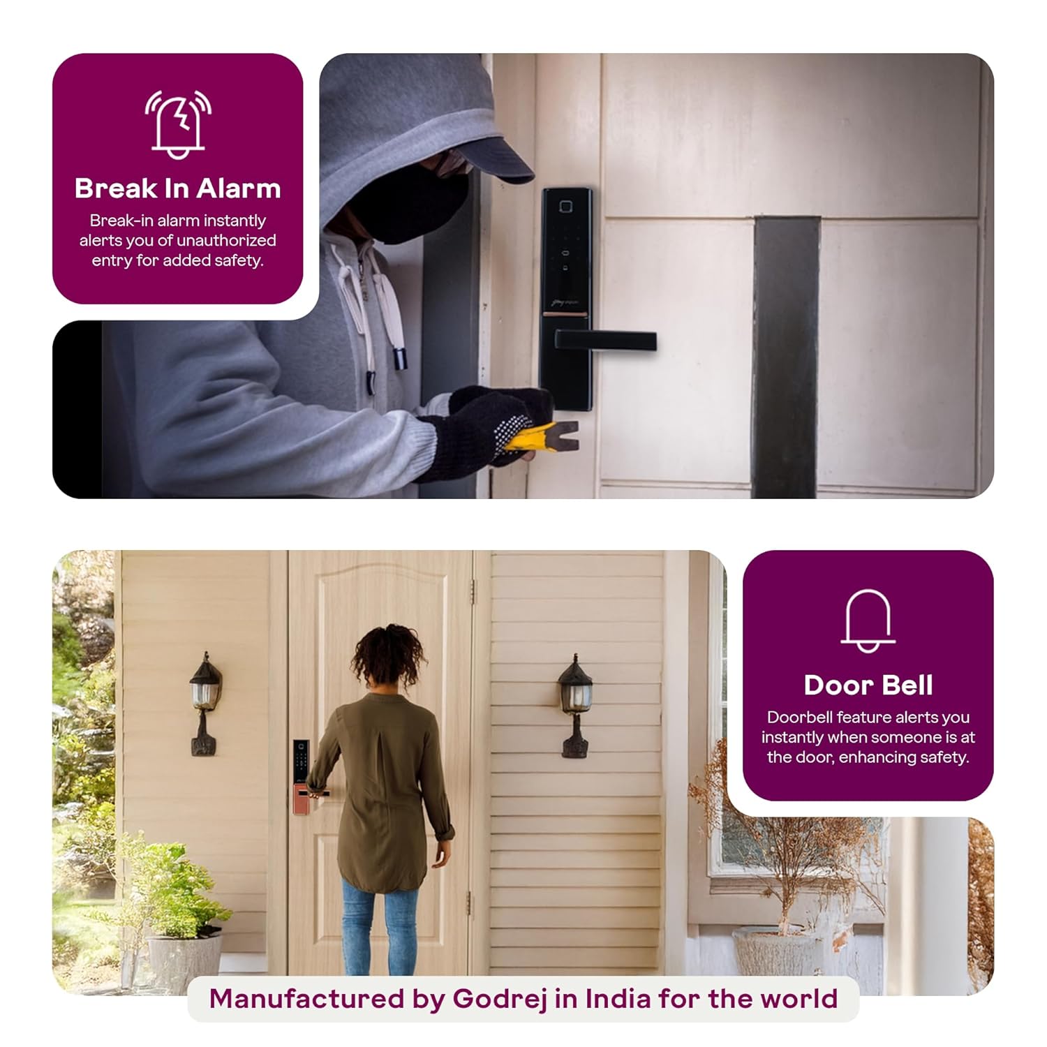 Godrej Locks Godrej Digital Lock I Advantis GSL D1 Lock for Main Door I ...